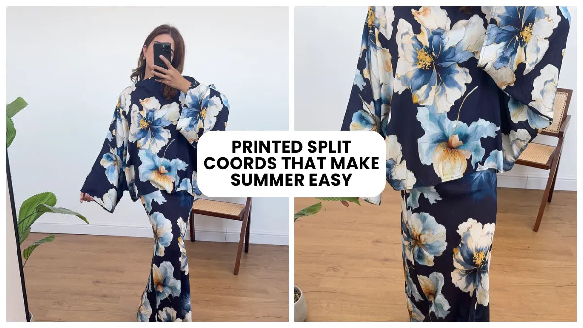 Printed Split Coords That Make Summer Easy | Fash Focused