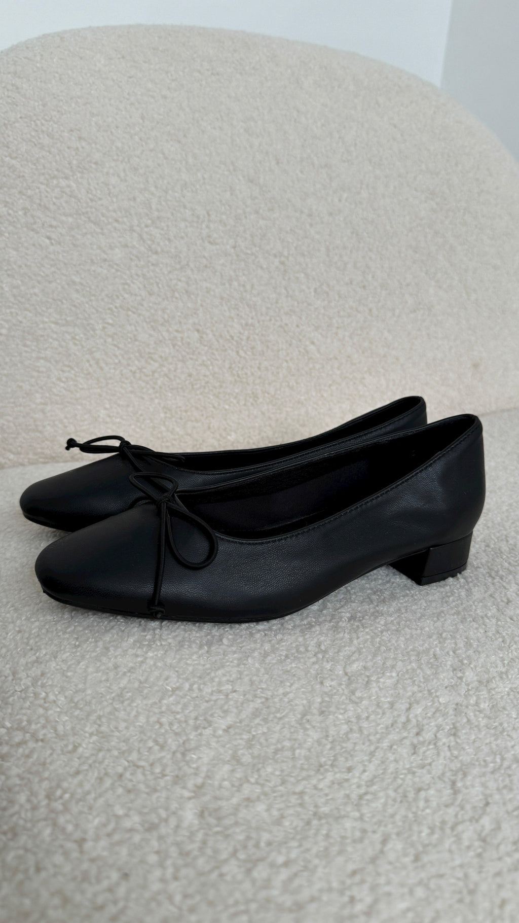 June ballet heels Black NO RETURNS | Fash Focused